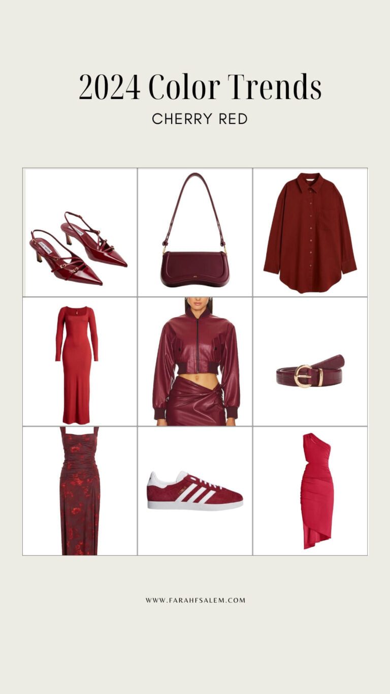 Top 10 Spring/Summer 2024 Fashion Color Trends - Farah Salem