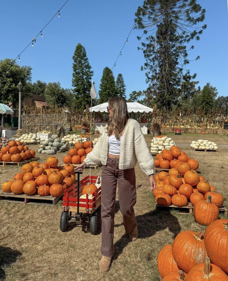 12 Cute Pumpkin Patch Outfit Ideas to Wear This Fall - Farah Salem