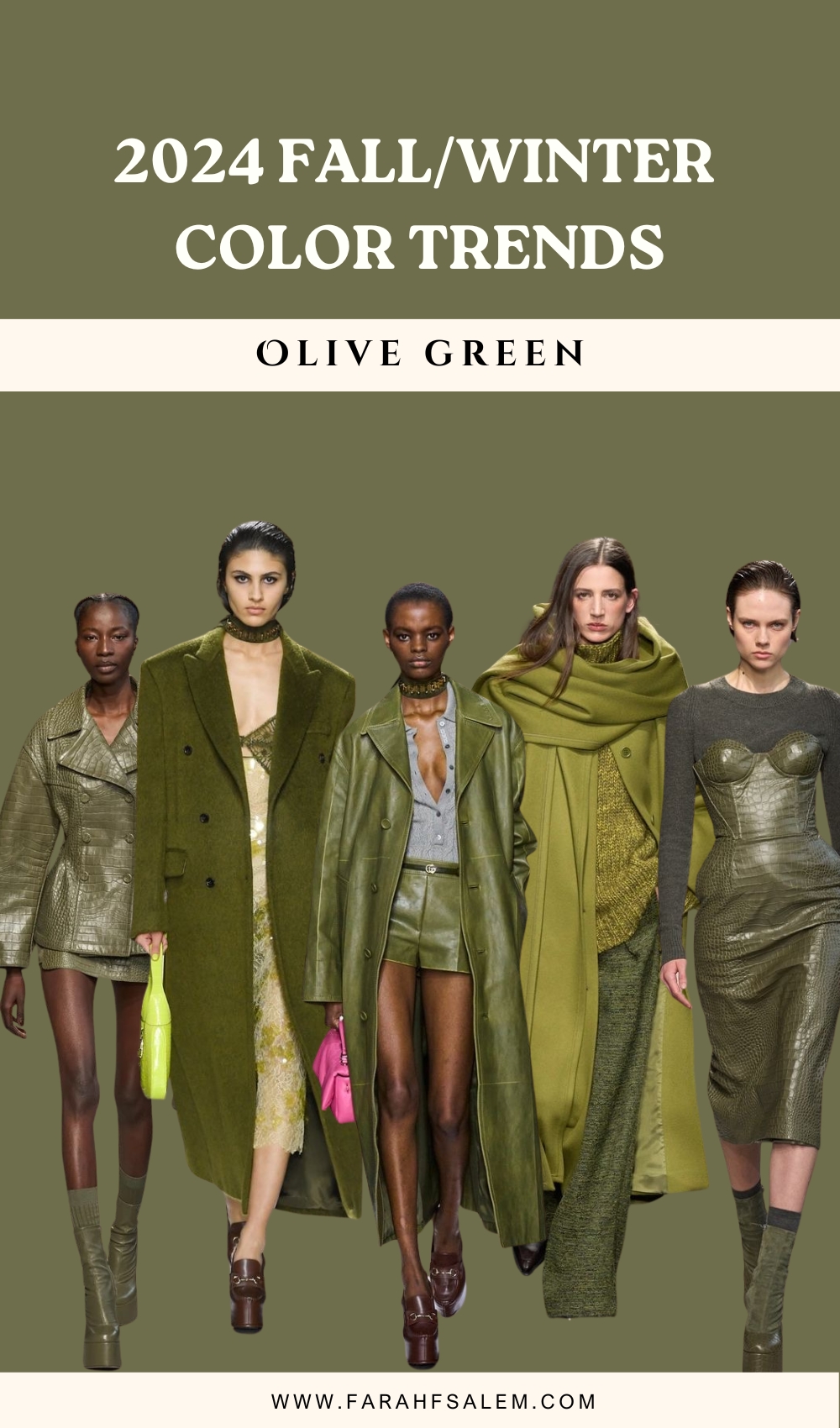 Top 10 Fall/Winter 2024 Fashion Color Trends - Farah Salem
