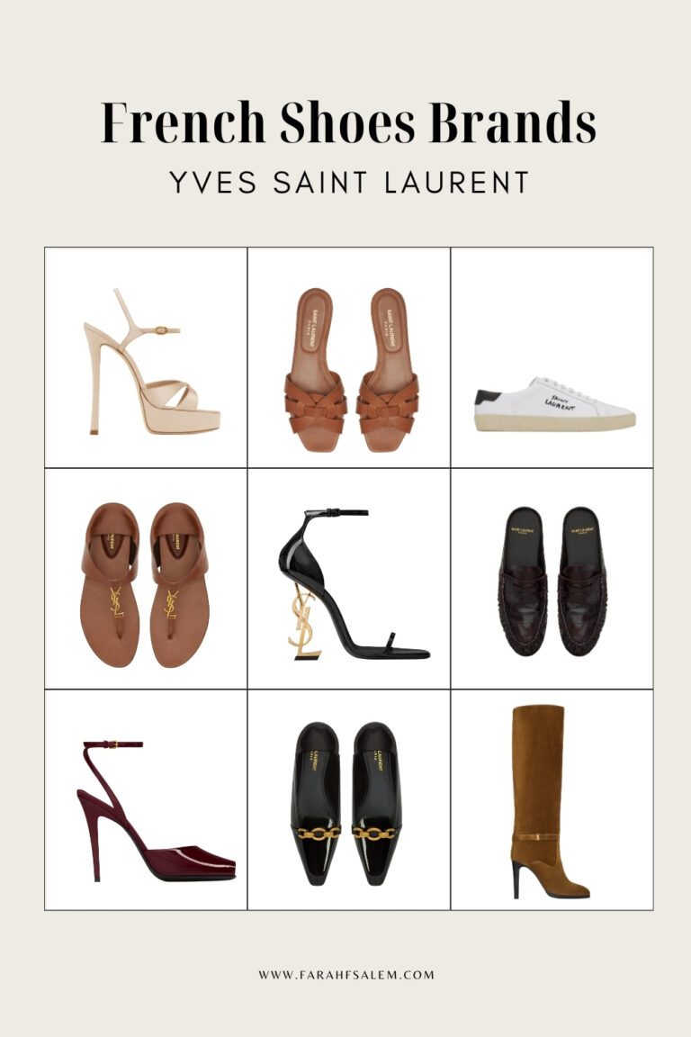 15 Best French Shoes Brands Chic French Girls Love - Farah Salem