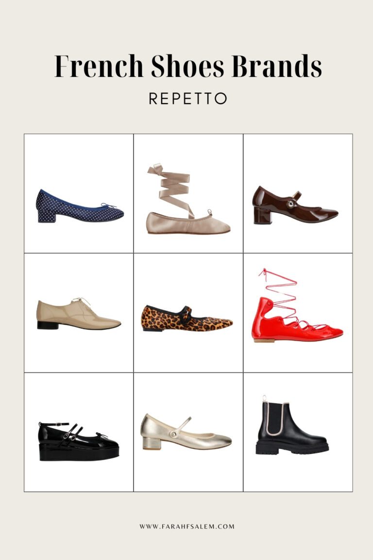 15 Best French Shoes Brands Chic French Girls Love - Farah Salem
