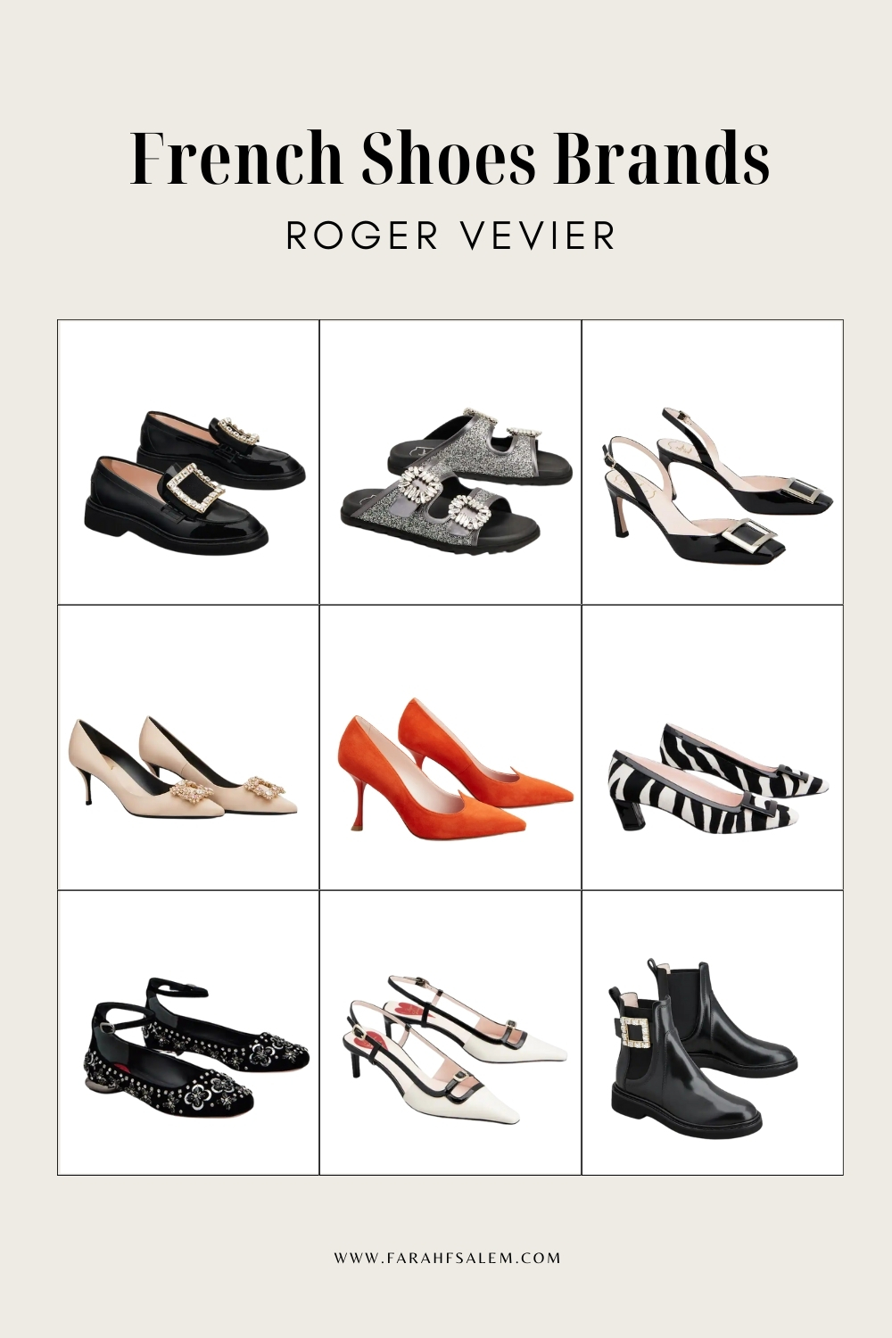 15 Best French Shoes Brands Chic French Girls Love - Farah Salem