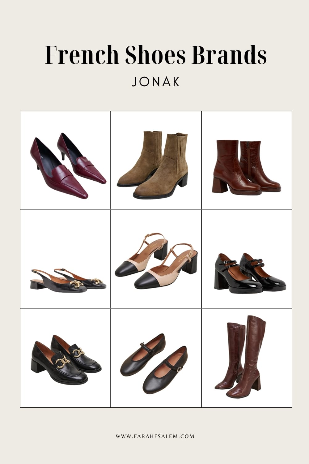 15 Best French Shoes Brands Chic French Girls Love - Farah Salem