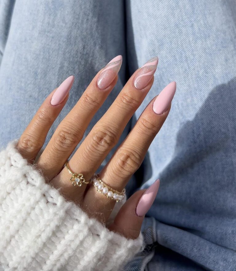 25+ Cute & Simple Line Nail Designs You Should Try - Farah Salem